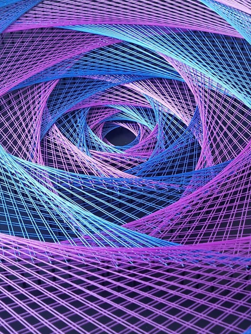 ROSE OF SPACE String Art Sacred Geometry Meditation - Etsy