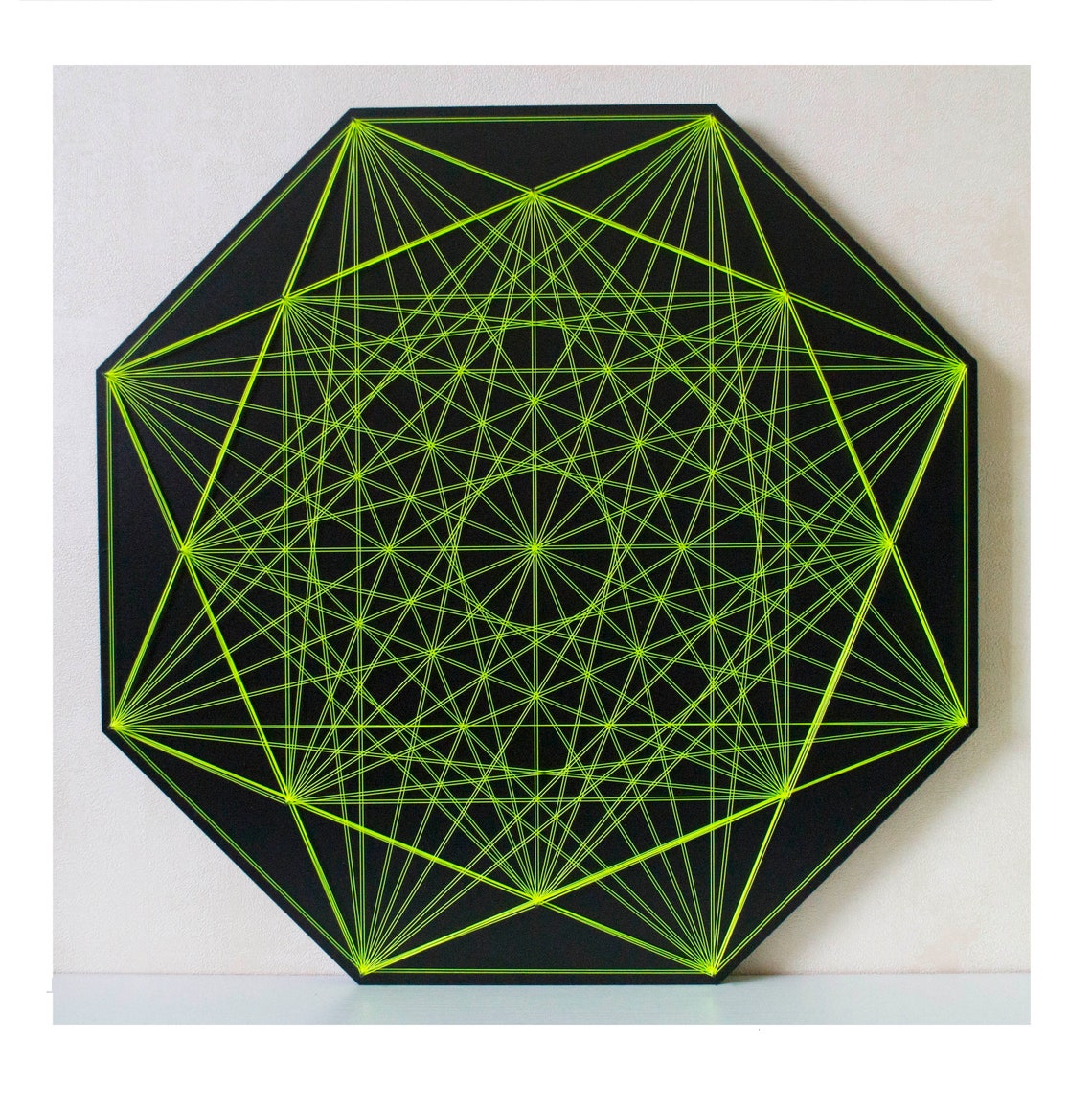 String Art COSMIC CHRYSANTHEMUM Sacred Geometry Wall Hanging - Etsy