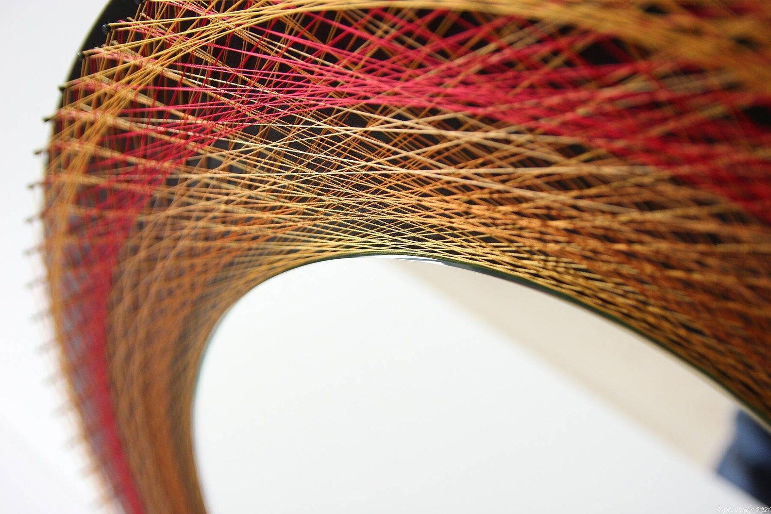 String Art Mirror geometry mirror home wall décor 3D | Etsy