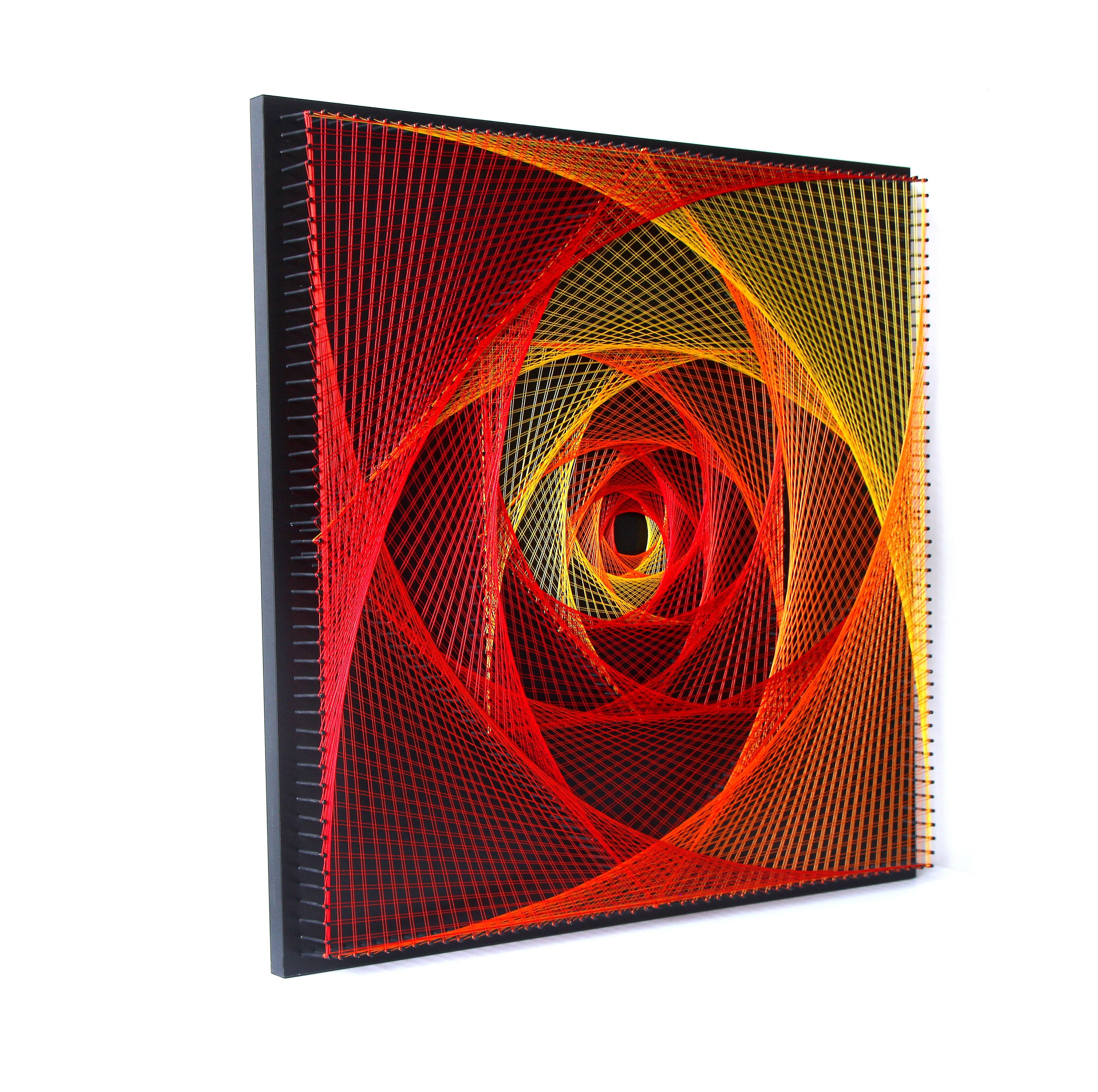 Wall Hangings ROSE Stringart Sacred Geometry Interior Design - Etsy