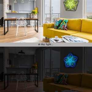 Wall Hangings PENTAGRAM String Art Sacred Geometry Wall Art Home Decor ...