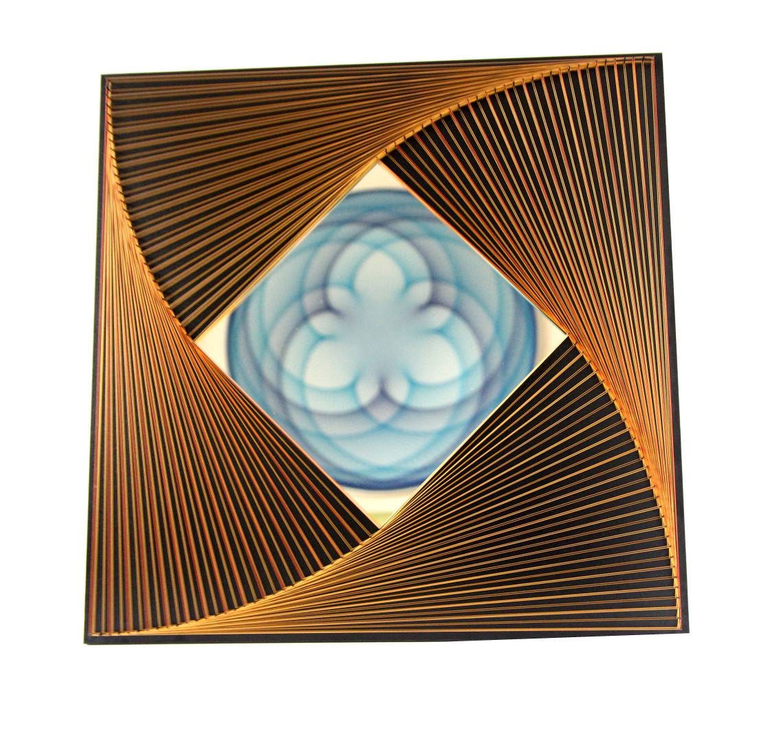 String Art Mirror , Geometry Decor String Art Home Decor, Wall Décor ...