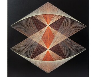 String Art FLOWER OF LIFE Gold Sacred Geometry Psychedelic - Etsy