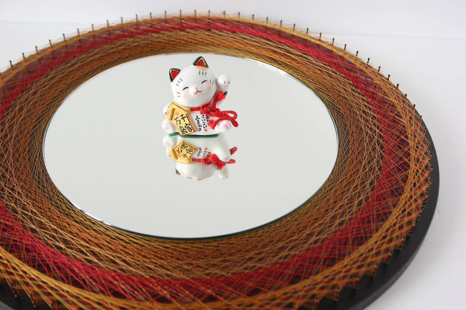 String Art Mirror geometry mirror home wall décor 3D | Etsy