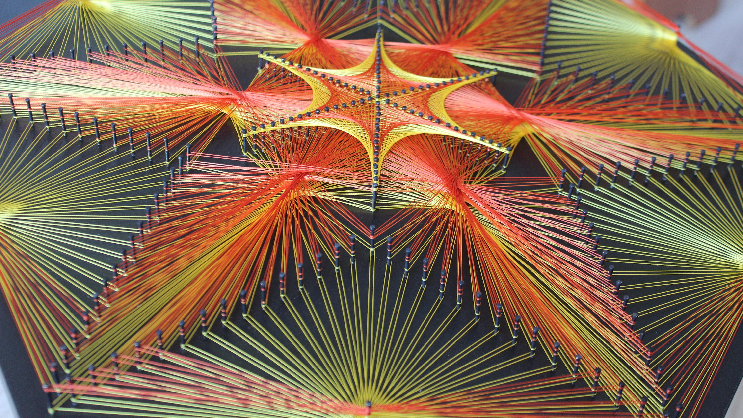 String Art MANDALA ACHIEVEMENTS of GOALS Sacred Geometry Feng - Etsy