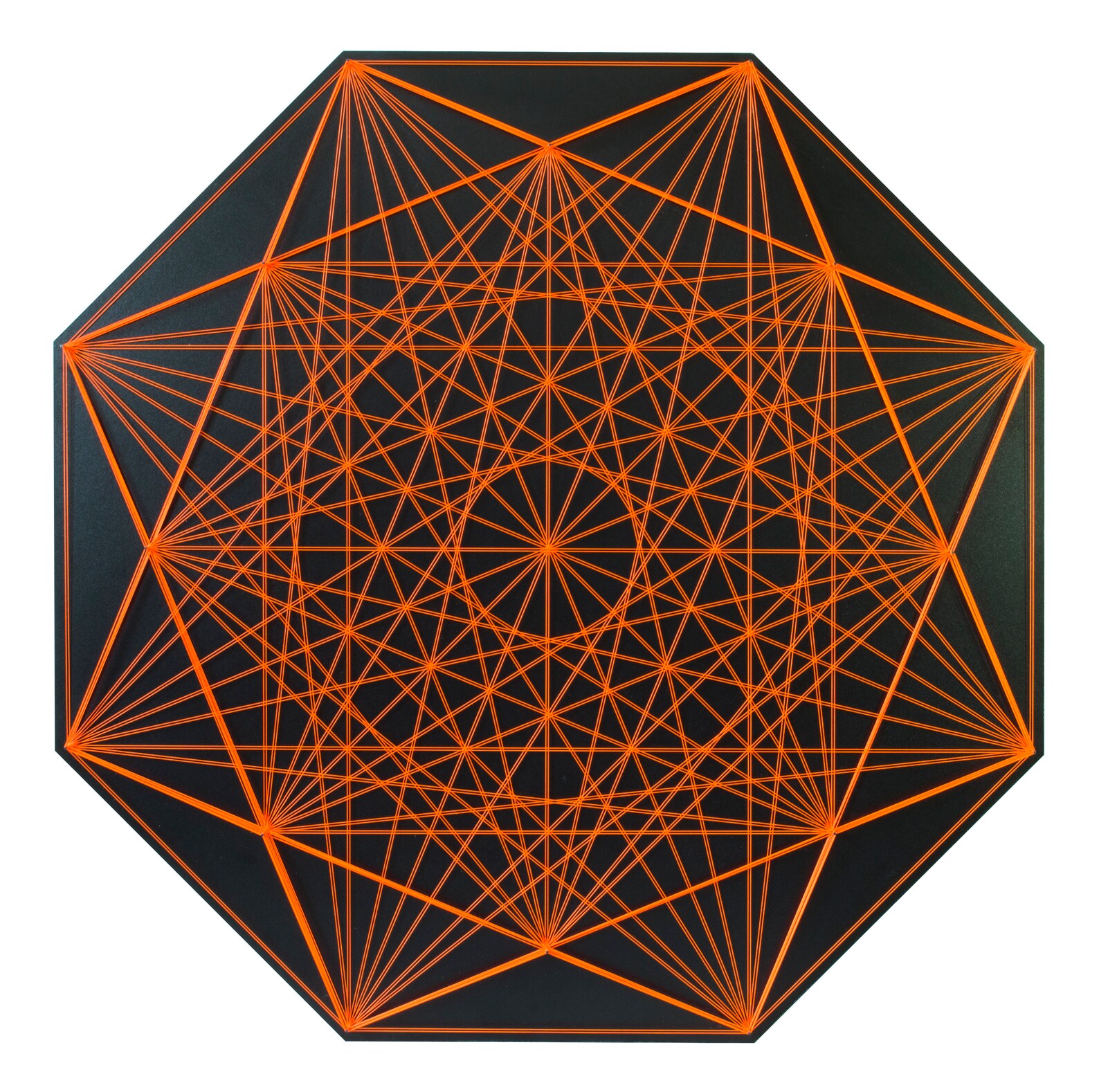 String art COSMIC CHRYSANTHEMUM sacred geometry wall hanging | Etsy