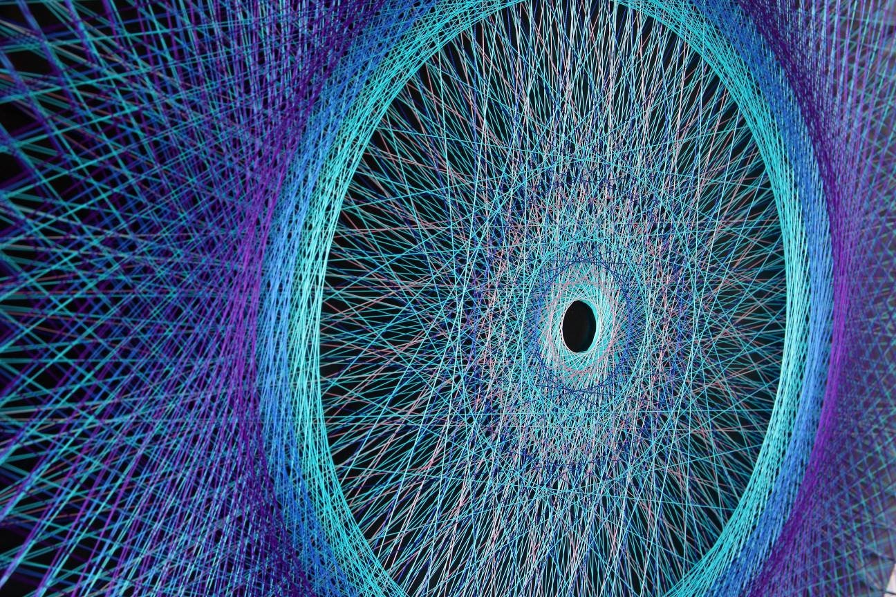 String Art Cosmos Zen Mandala Art Spiritual Art Sacred - Etsy