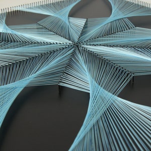 String Art Christmas Star Wall Art Designinterior Office Decor Wall ...