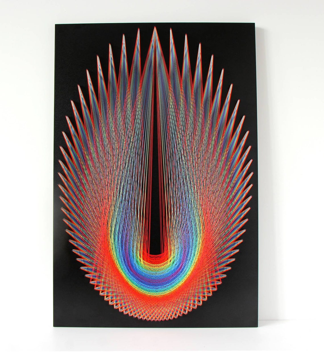 String Art ANGEL WINGS Sacred Geometry Meditation Cosmos | Etsy