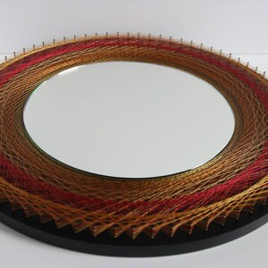 String Art Mirror, Geometry Mirror, Home Wall Décor, 3D Mirror, New Age ...