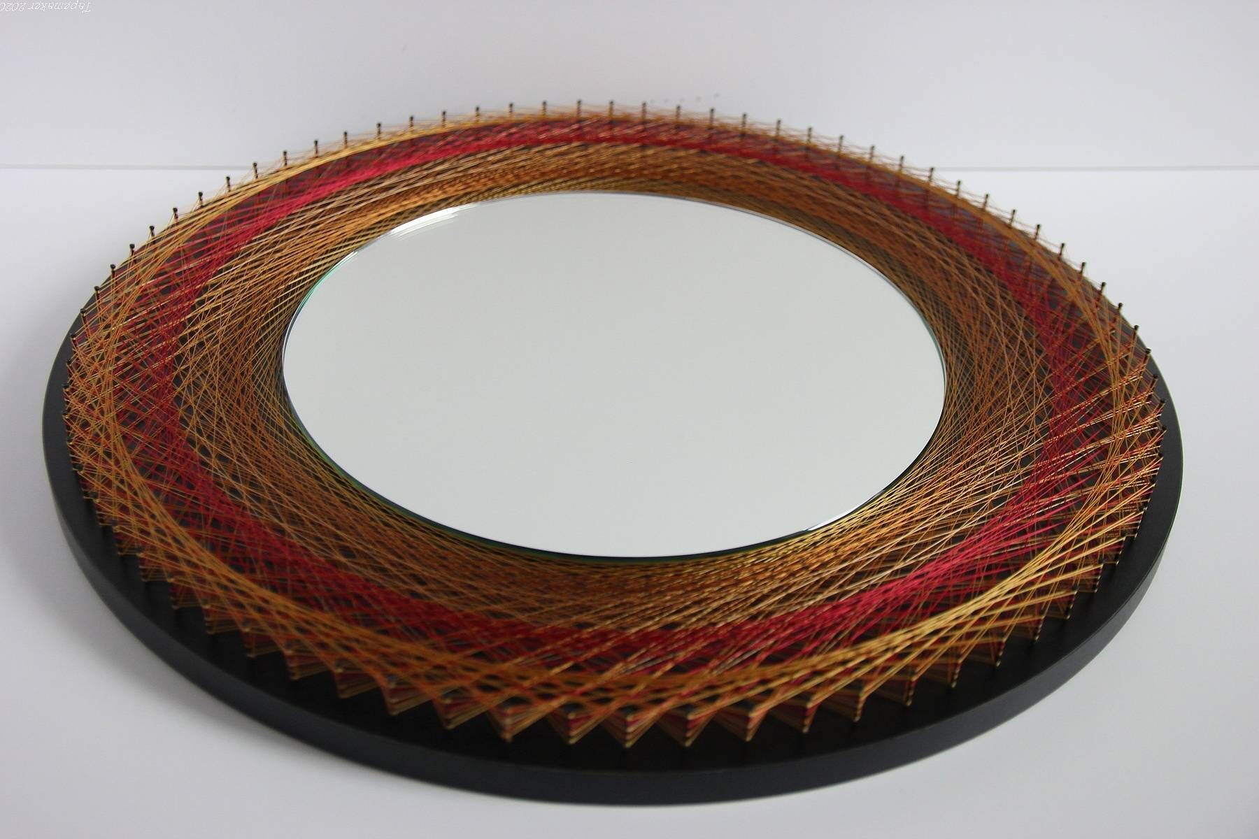 String Art Mirror, Geometry Mirror, Home Wall Décor, 3D Mirror, New Age ...