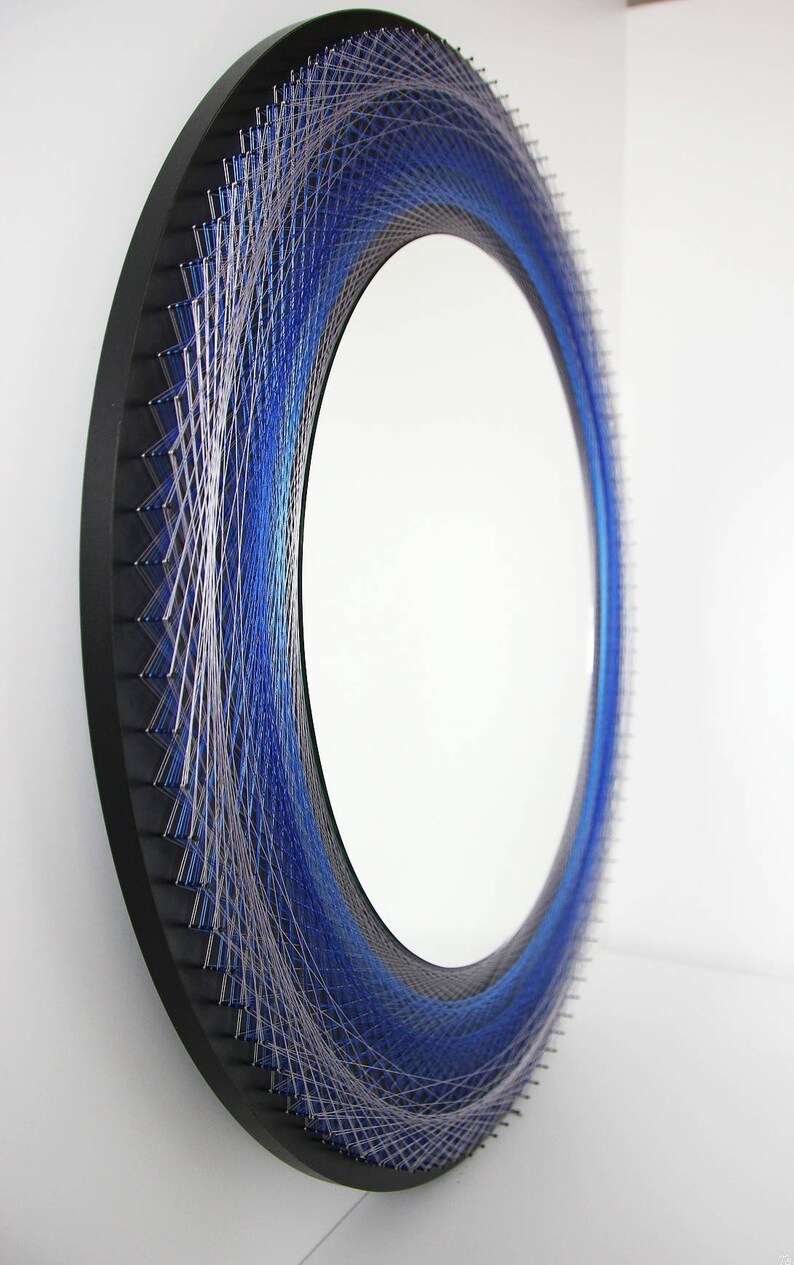 String Art Mirror geometry mirror home wall décor 3D | Etsy