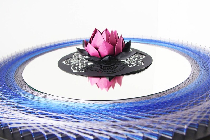 String Art Mirror geometry mirror home wall décor 3D | Etsy