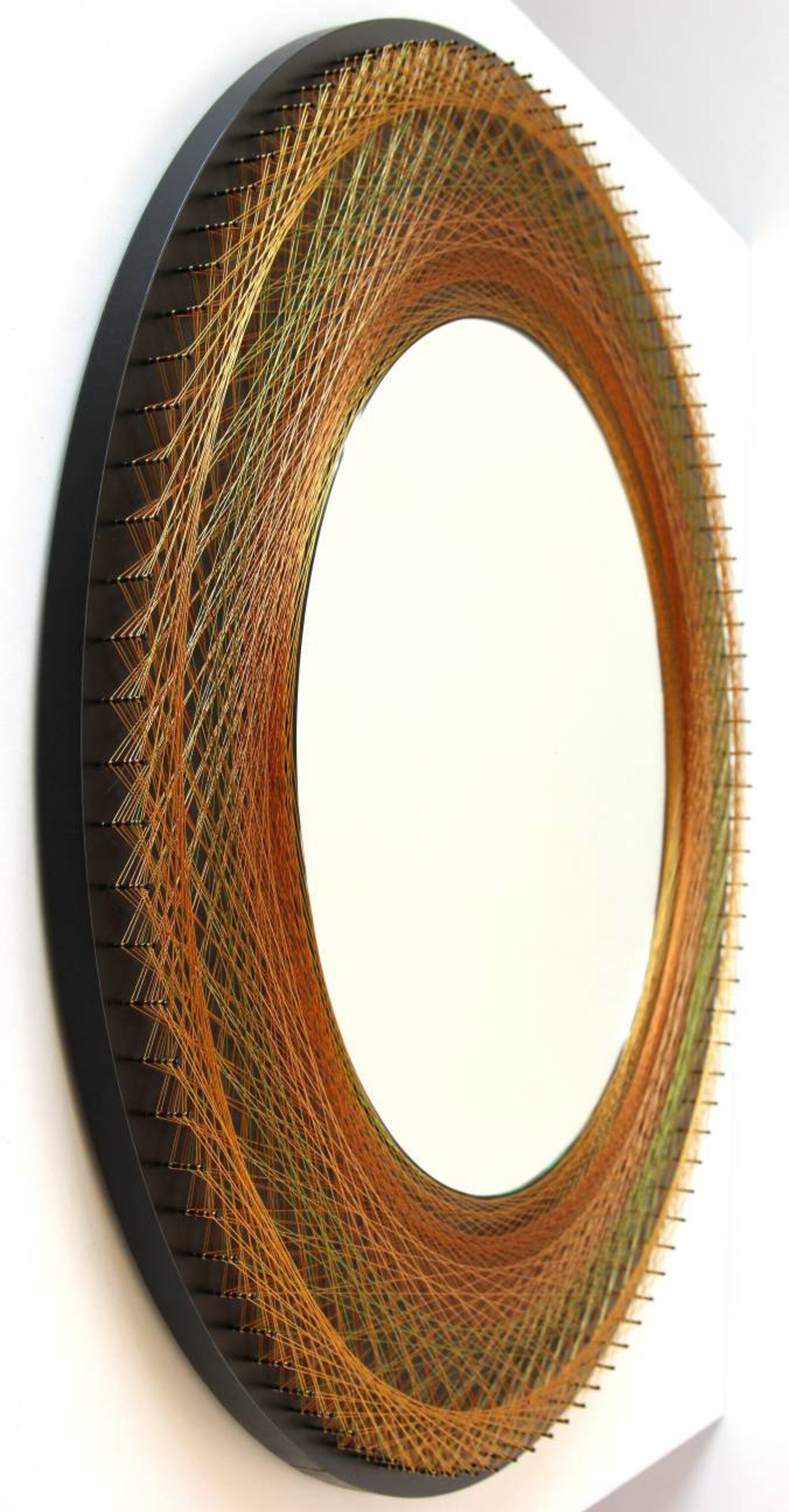 String Art Mirror geometry mirror home wall décor 3D | Etsy