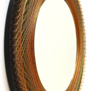 String Art Mirror, Geometry Mirror, Home Wall Décor, 3D Mirror, New Age ...