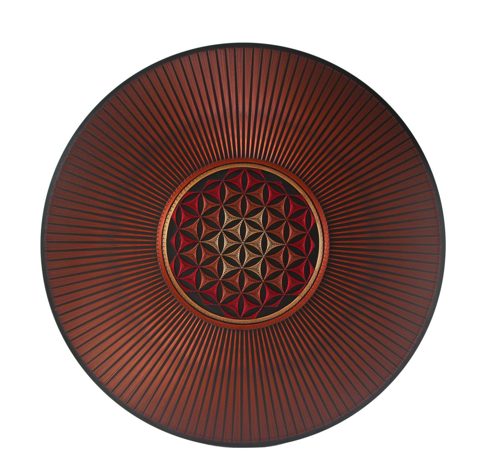 String Art Piece FLOWER OF LIFE Sacred Geometry Wall Decor | Etsy