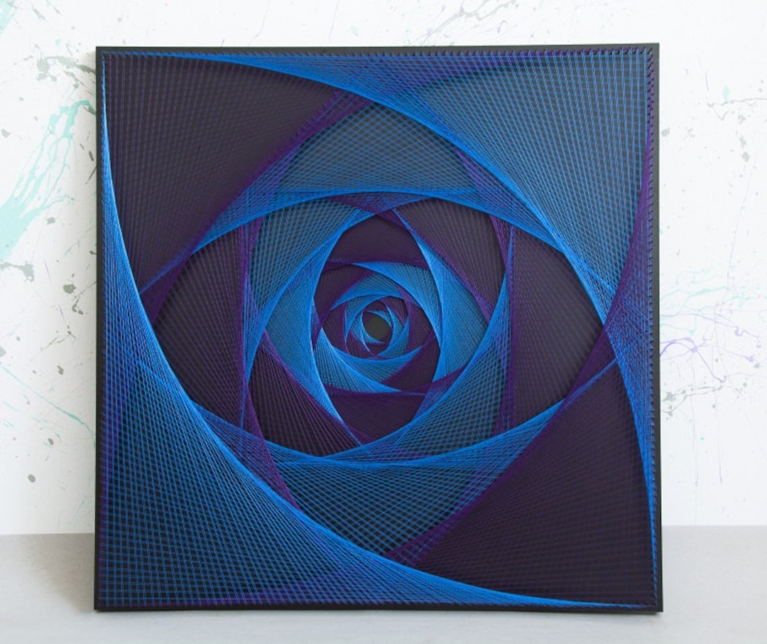 ROSE OF SPACE, String Art, Sacred Geometry, Meditation, Cosmos, Harmony ...