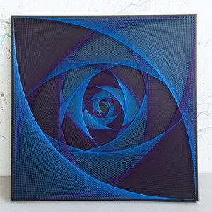ROSE OF SPACE, String Art, Sacred Geometry, Meditation, Cosmos, Harmony ...