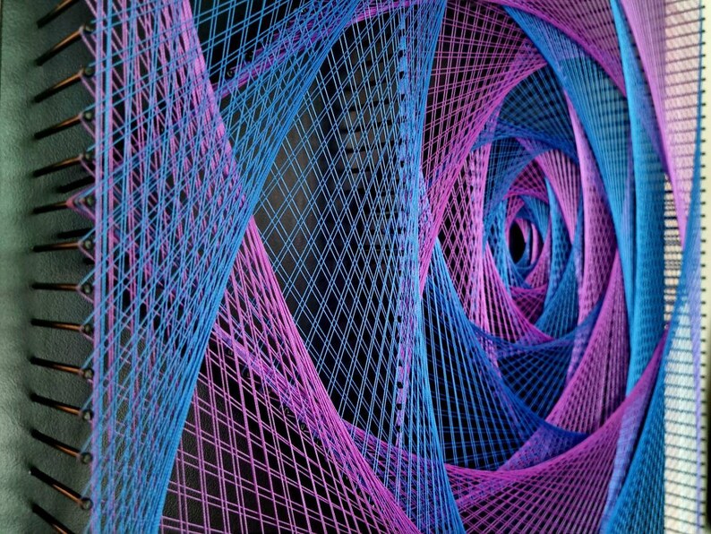 ROSE OF SPACE, String Art, Sacred Geometry, Meditation, Cosmos, Harmony ...
