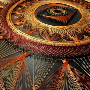 String Art EYE OF SHAMAN Wall Art Sacred Geometry Home & Living Home ...