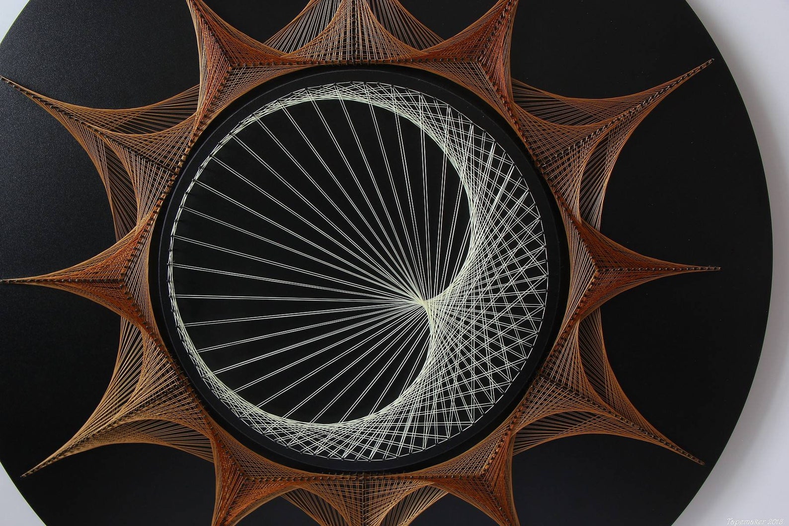 String Art SUN AND MOON Sacred Geometry 3D Art Zen Spiritual - Etsy ...