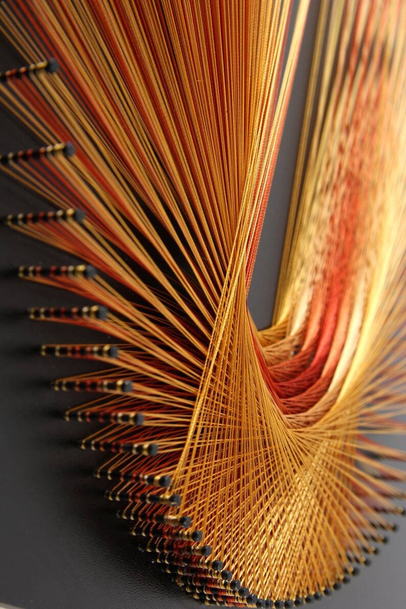 String Art ANGEL WINGS Sacred Geometry Meditation Cosmos - Etsy