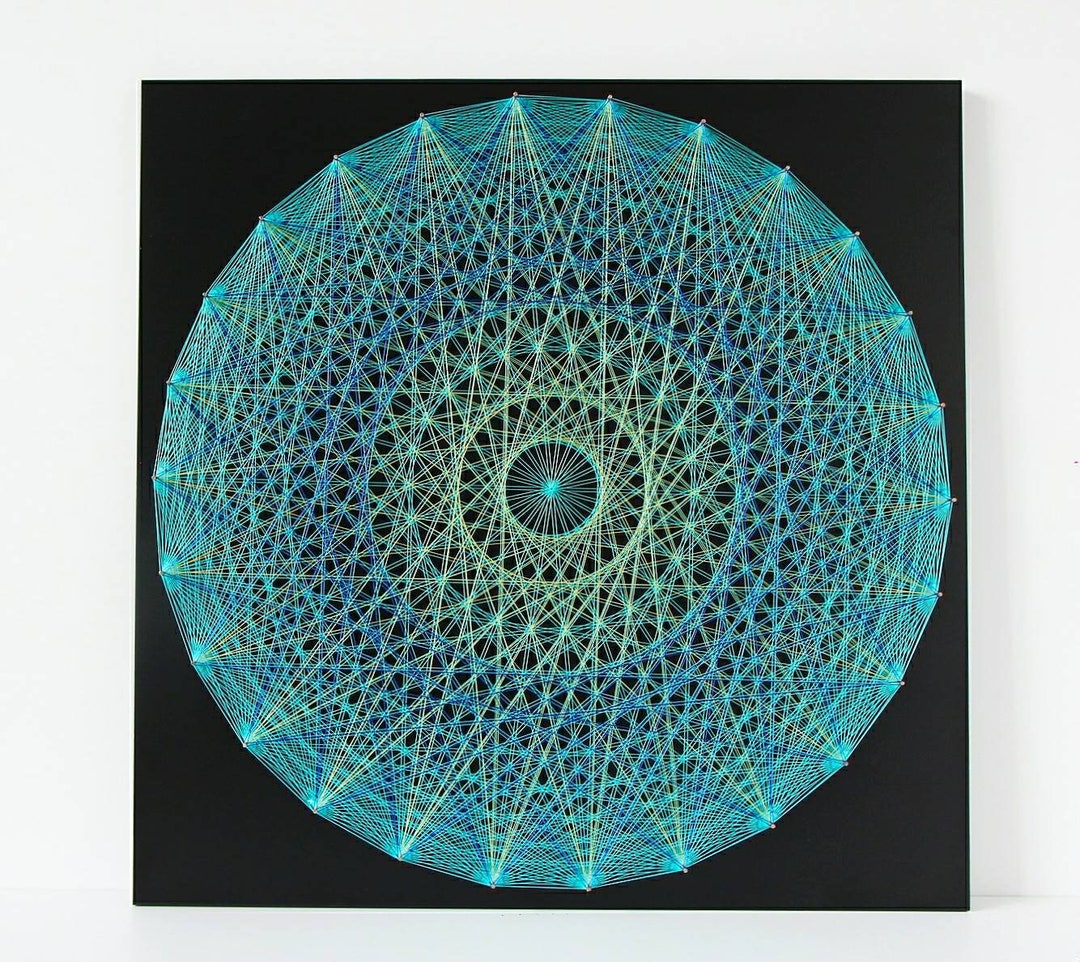 Sacred Geaometry String Art UNIVERSE NEW Wall Art Wall Decor Mandala ...