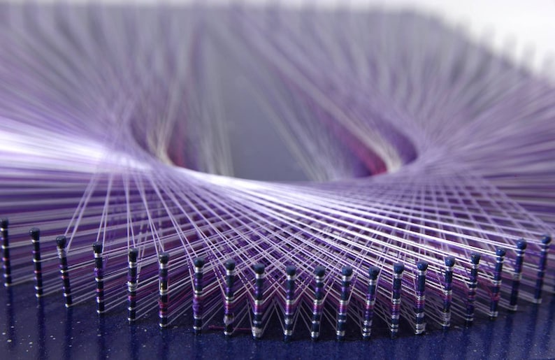 String Art ANGEL WINGS Sacred Geometry Meditation Cosmos - Etsy