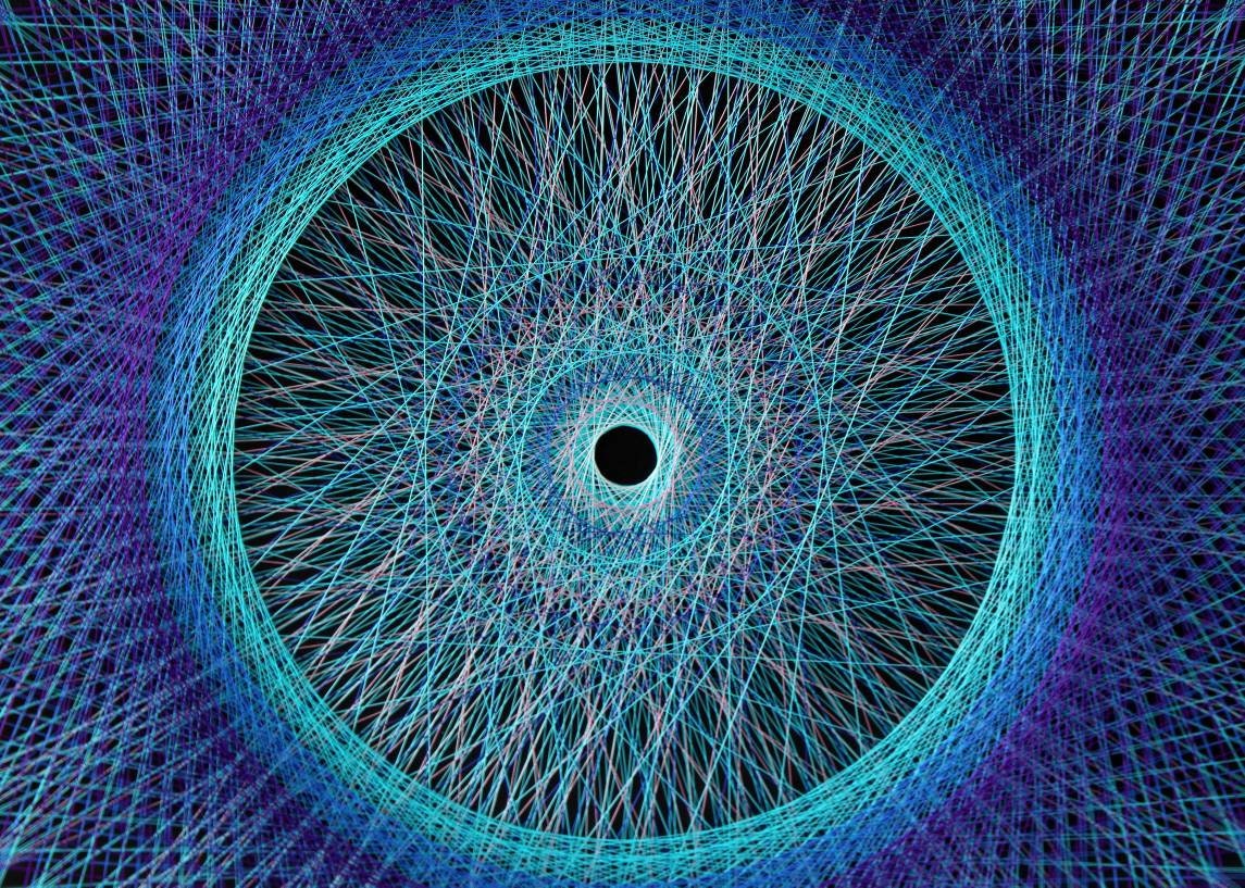 String Art Cosmos Zen Mandala Art Spiritual Art Sacred - Etsy