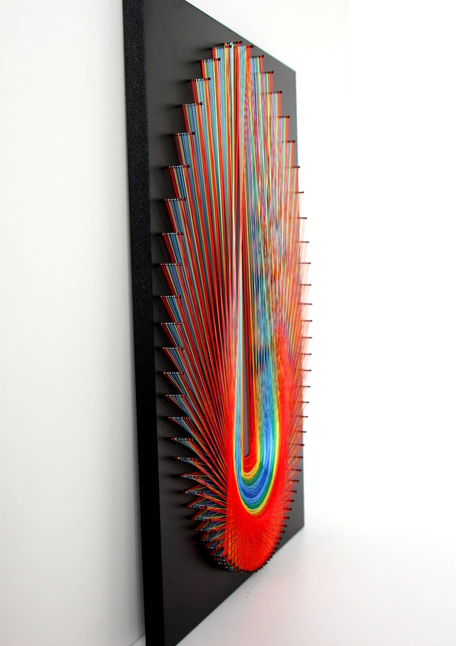 String Art ANGEL WINGS Sacred Geometry Meditation Cosmos | Etsy