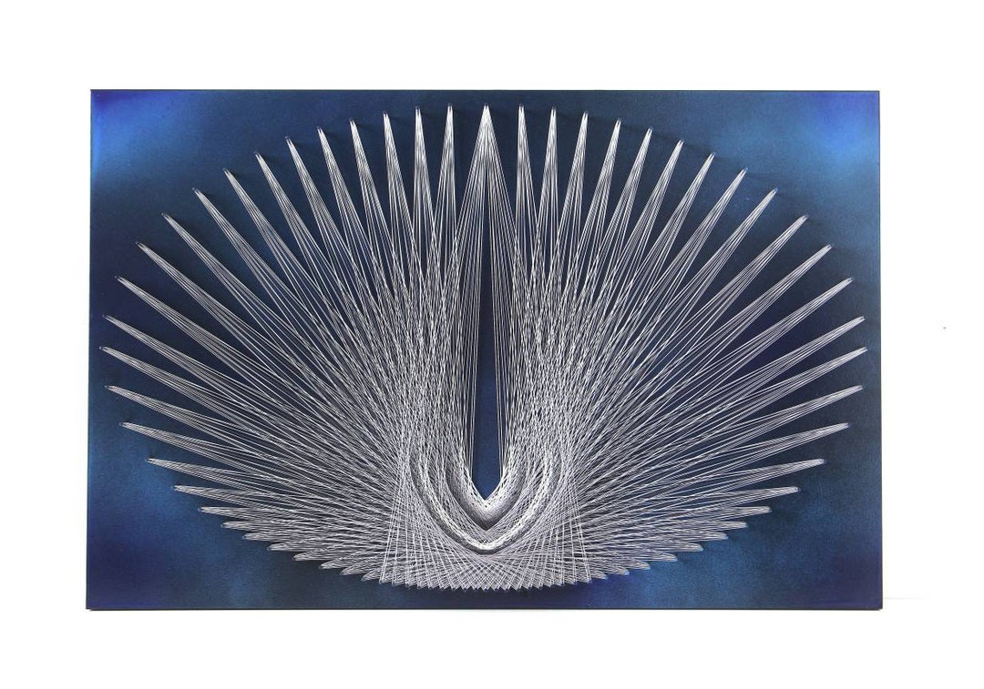 YONI -symbol of the Feminine, String Art, Sacred Geametry, Modern Art ...