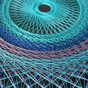 String Art Zen Mandala Art Spiritual Zen Sacred Geometry Wall Decor ...