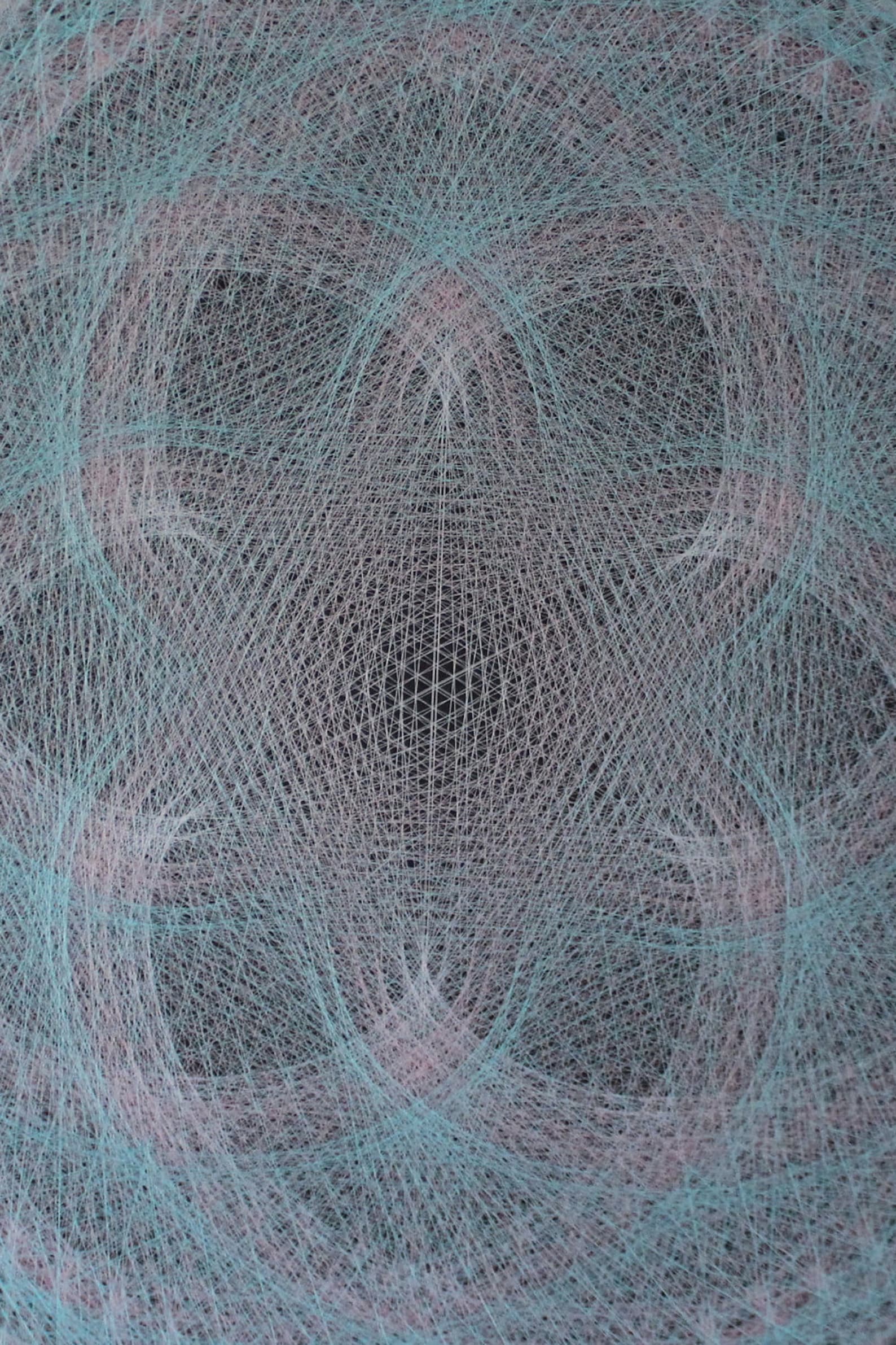 String Art SPACE LOVE Sacred Geometry Psychedelic String - Etsy