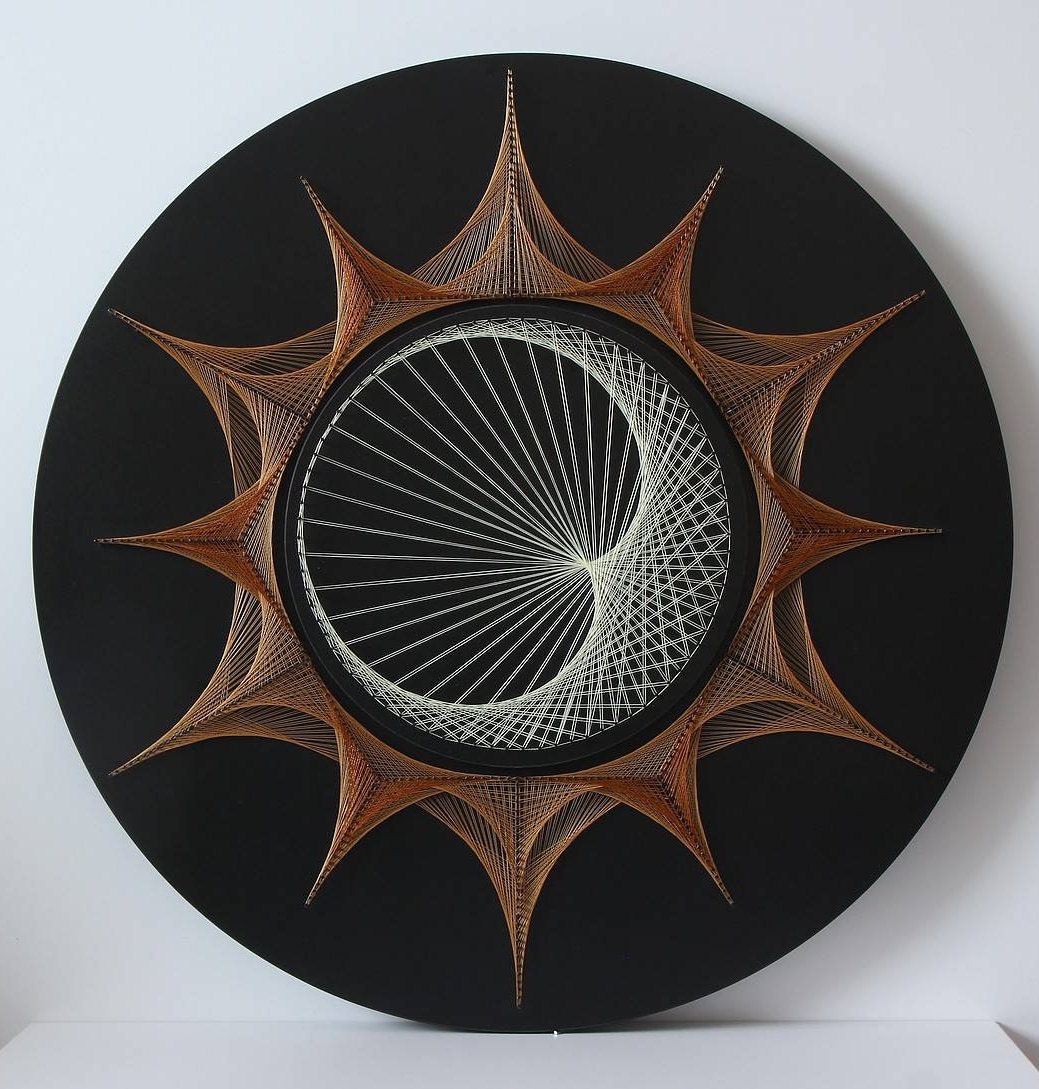 String Art SUN AND MOON Sacred Geometry 3D Art Zen Spiritual - Etsy Canada
