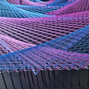 ROSE OF SPACE, String Art, Sacred Geometry, Meditation, Cosmos, Harmony ...