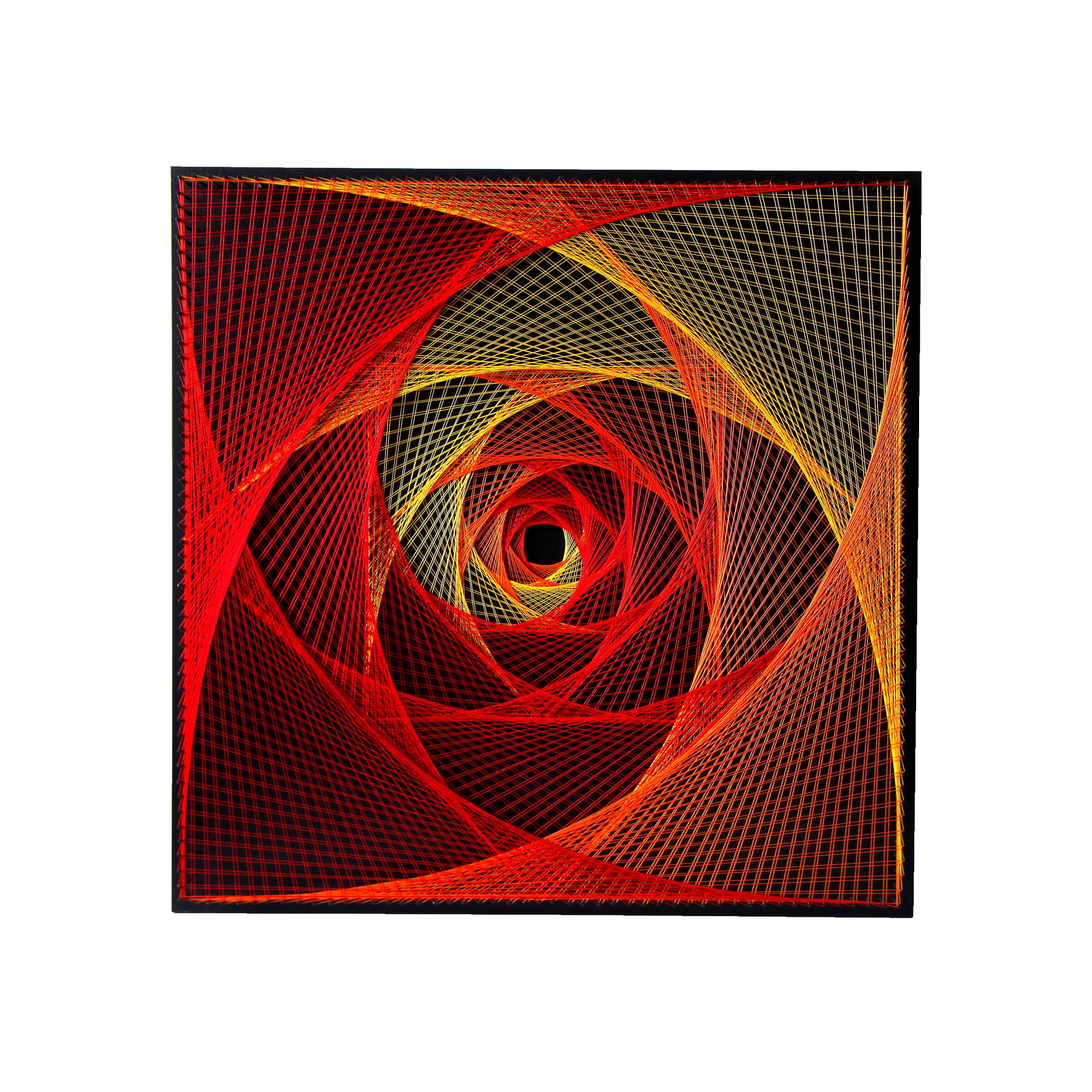 Wall Hangings ROSE Stringart Sacred Geometry Interior Design - Etsy