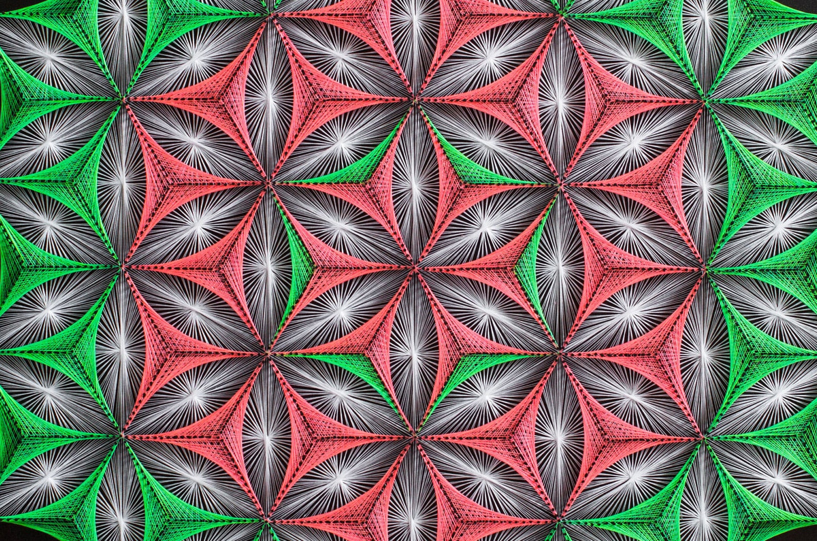 String Art FLOWER OF LIFE Sacred Geometry Psychedelic String | Etsy