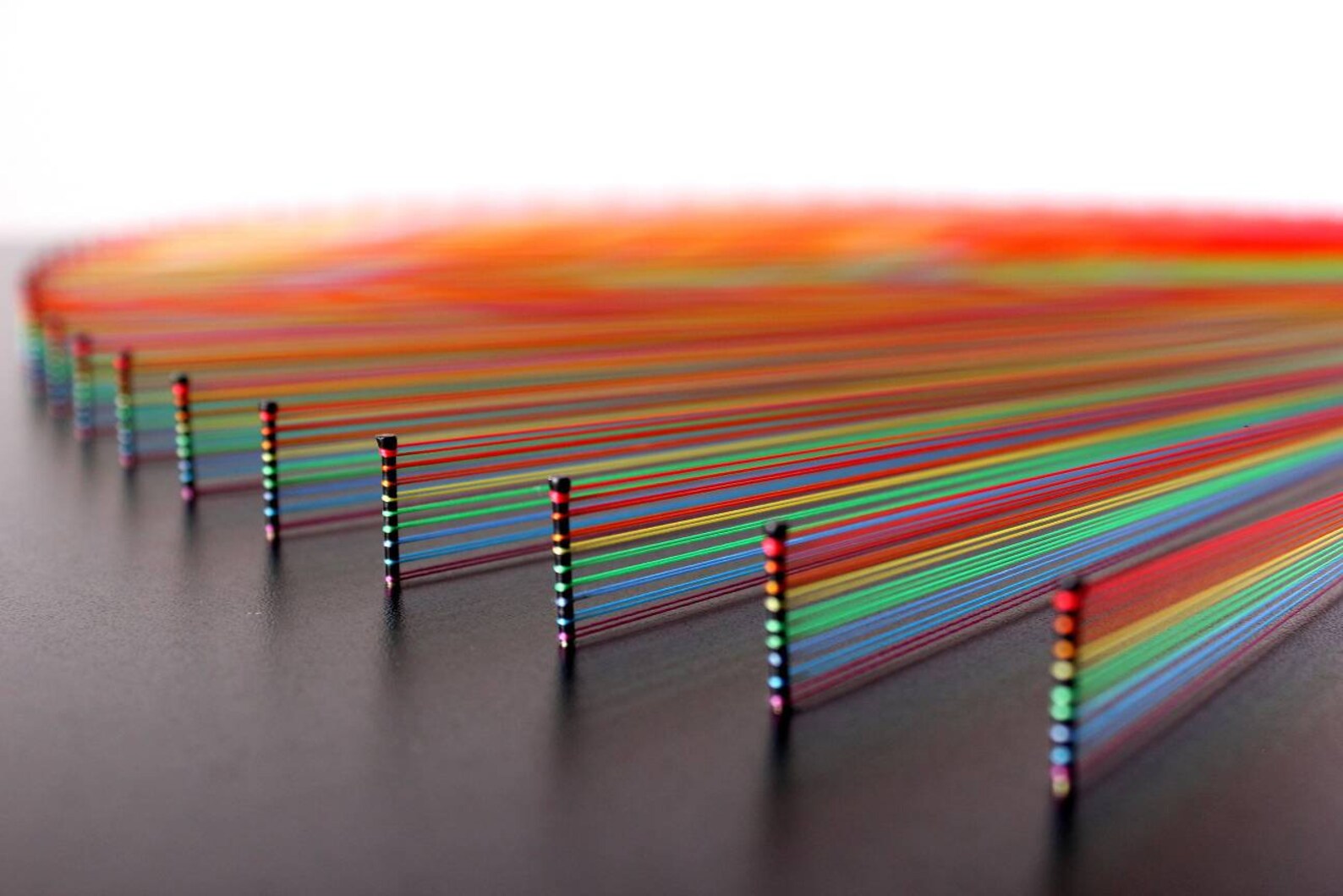 YONI Rainbow-symbol of the Feminine String Art Sacred | Etsy