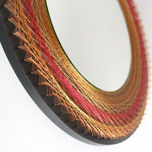 String Art Mirror, Geometry Mirror, Home Wall Décor, 3D Mirror, New Age ...
