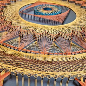 String Art EYE OF SHAMAN Wall Art Sacred Geometry Home & Living Home ...