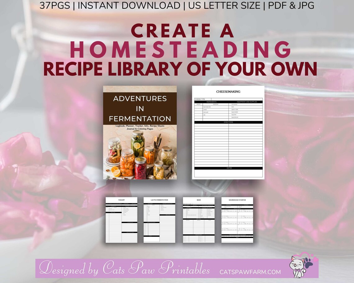 Adventures in Fermentation: Logbook, Planner, Tracker, Info Resource ...
