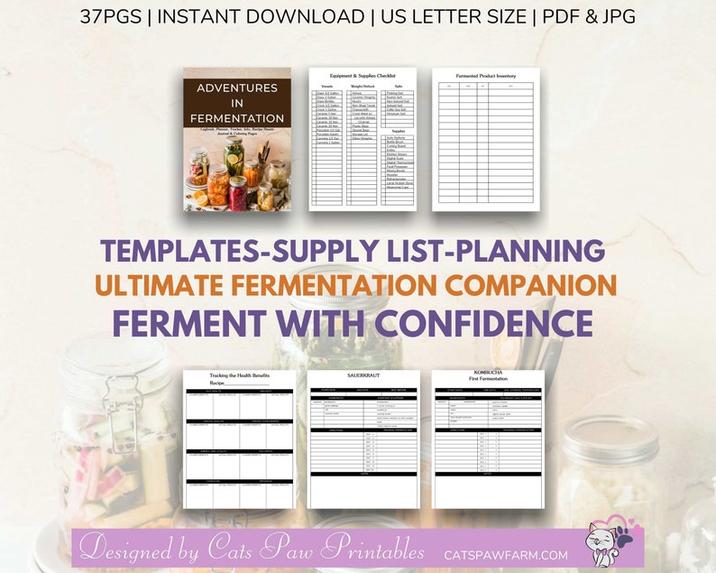 Adventures in Fermentation: Logbook, Planner, Tracker, Info Resource ...