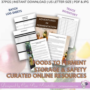 Adventures in Fermentation: Logbook, Planner, Tracker, Info Resource ...