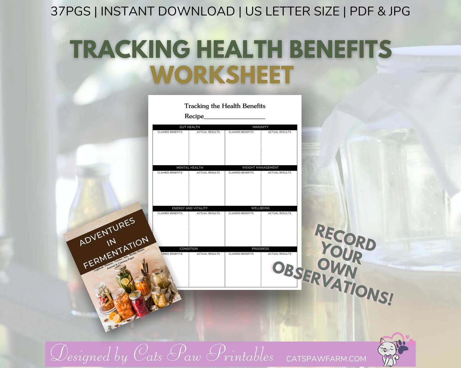 Adventures in Fermentation: Logbook, Planner, Tracker, Info Resource ...