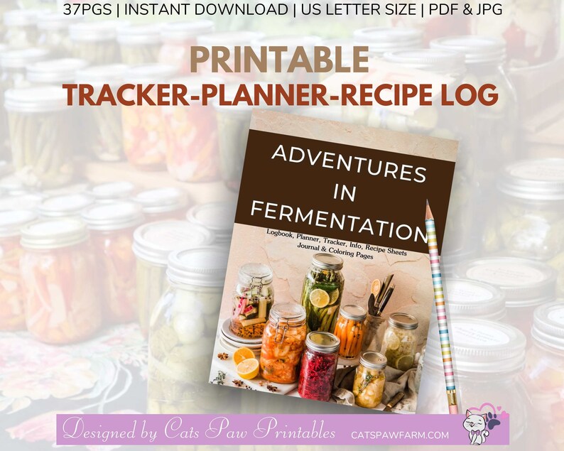 Adventures in Fermentation: Logbook, Planner, Tracker, Info Resource ...