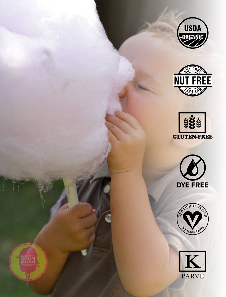 USDA Certified Organic Caramel Sugar Floss 5lb - Etsy