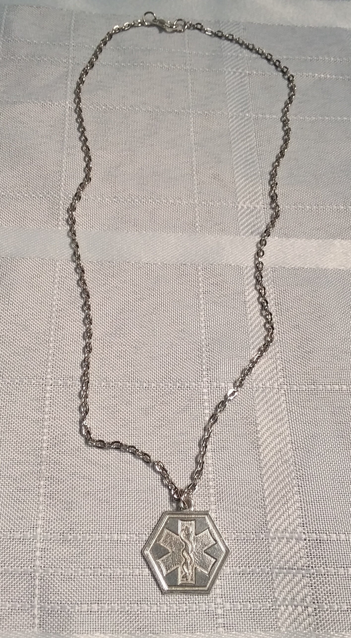 Pewter Star of Life Necklace - Etsy