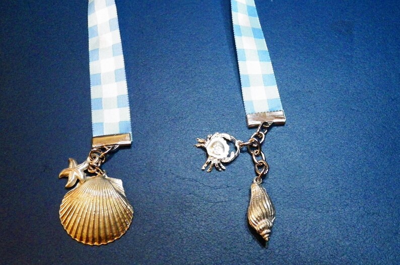 Sea Shell Bookmark - Etsy