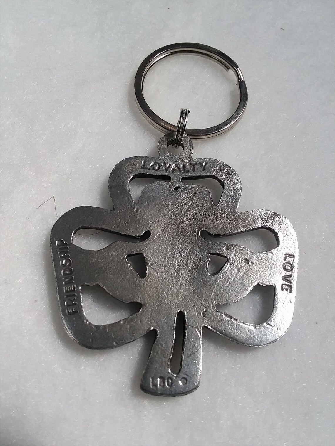Pewter Irish Claddagh Keychain Symbol of Love Loyalty and - Etsy
