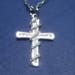 Pewter Rope Wrapped Cross Set Necklace and Earrings - Etsy